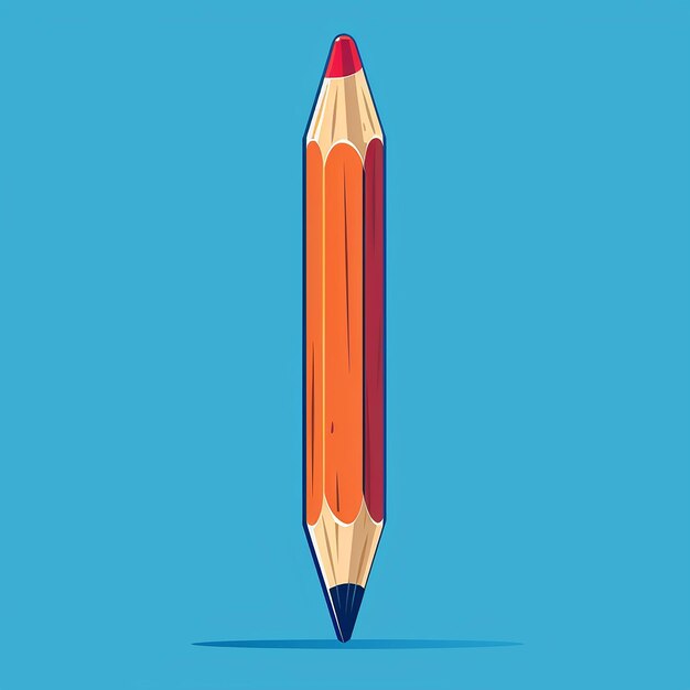 Creative Pencil Cartoon Vector Icon Premium Ai Generated Image