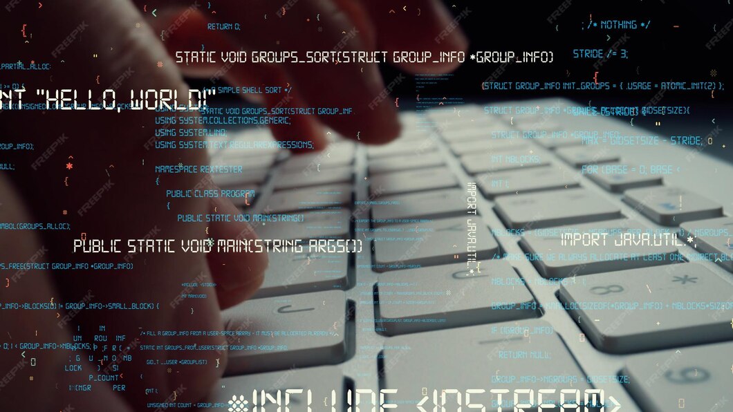 Premium Photo | Creative visual of computer programming coding and ...