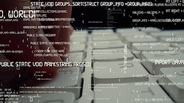 Premium Photo | Creative visual of computer programming coding and ...