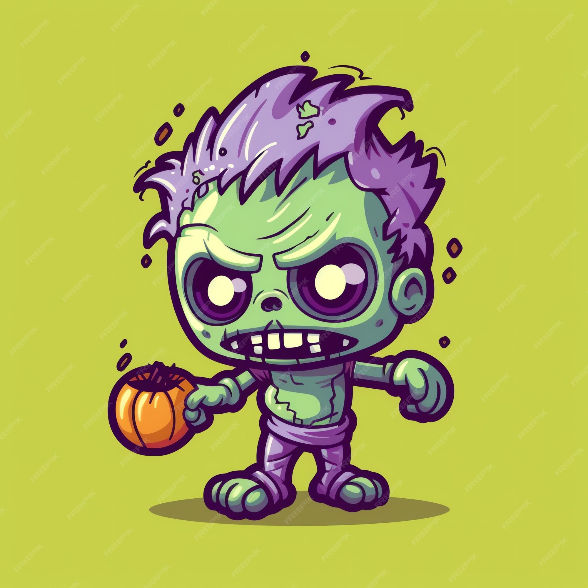 Premium Ai Image A Creepy Zombie In Cartoon Style A Scary Zombie Resurrection And Crawling For