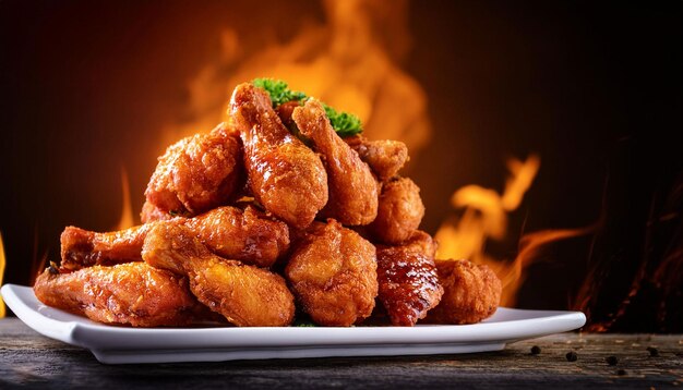 Crispy Crunchy Delicious World of Fast Food | Premium AI-generated image Crispy Crunchy Delicious World of Fast Food | Premium AI-generated image
