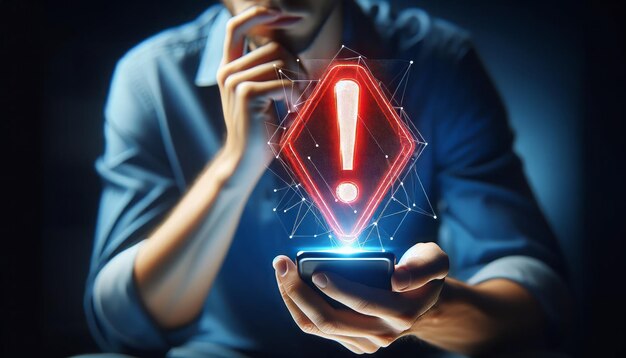 Premium Photo | A critical alert or an urgent security warning Premium Photo | A critical alert or an urgent security warning