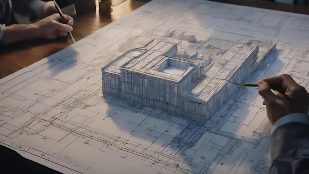 Premium Photo | Crop architect opening blueprint Premium Photo | Crop architect opening blueprint