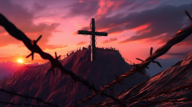 Premium AI Image | The cross of Jesus Christ breaking Generative AI Premium AI Image | The cross of Jesus Christ breaking Generative AI