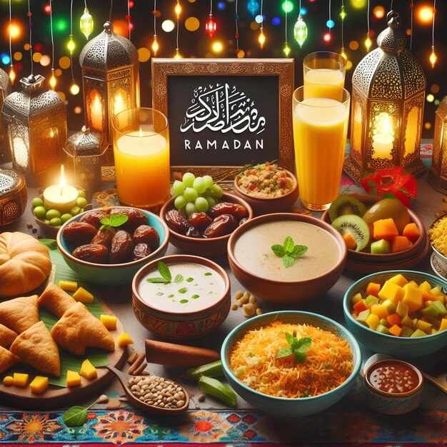 Premium Photo | A Culinary Journey During Ramadan the Iftar Extravaganza Premium Photo | A Culinary Journey During Ramadan the Iftar Extravaganza