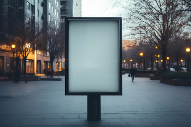 Premium AI Image | Customizable Outdoor Display Board Template Premium AI Image | Customizable Outdoor Display Board Template