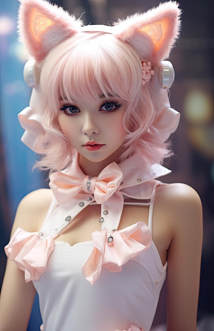 Premium Photo Cute Anime Girl Character Sexy Body