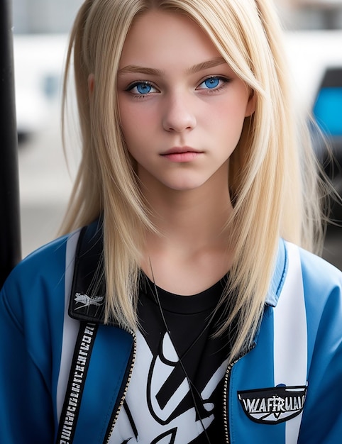 Premium Photo A Cute Beautiful Woman Face Photo Ai Generated