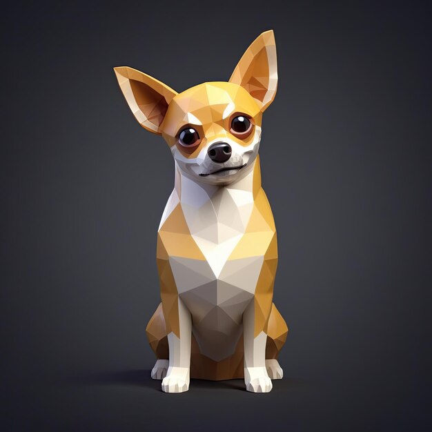 Premium Photo | Cute cartoon character of Chihuahua dog Premium Photo | Cute cartoon character of Chihuahua dog