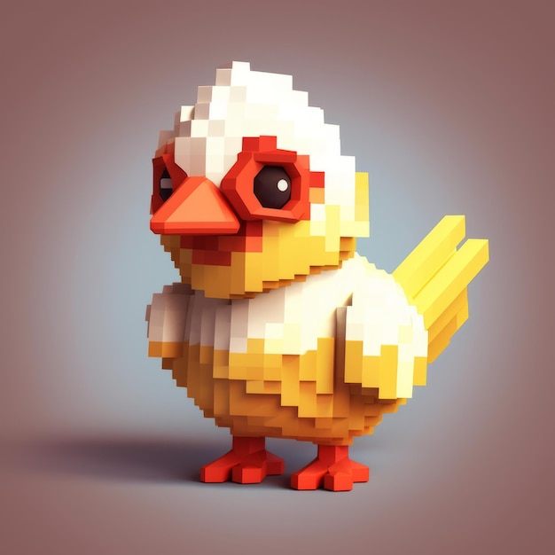 Premium AI Image | Cute Pixel Art Chicken A Minecraft Inspired Voxel ... Premium AI Image | Cute Pixel Art Chicken A Minecraft Inspired Voxel ...
