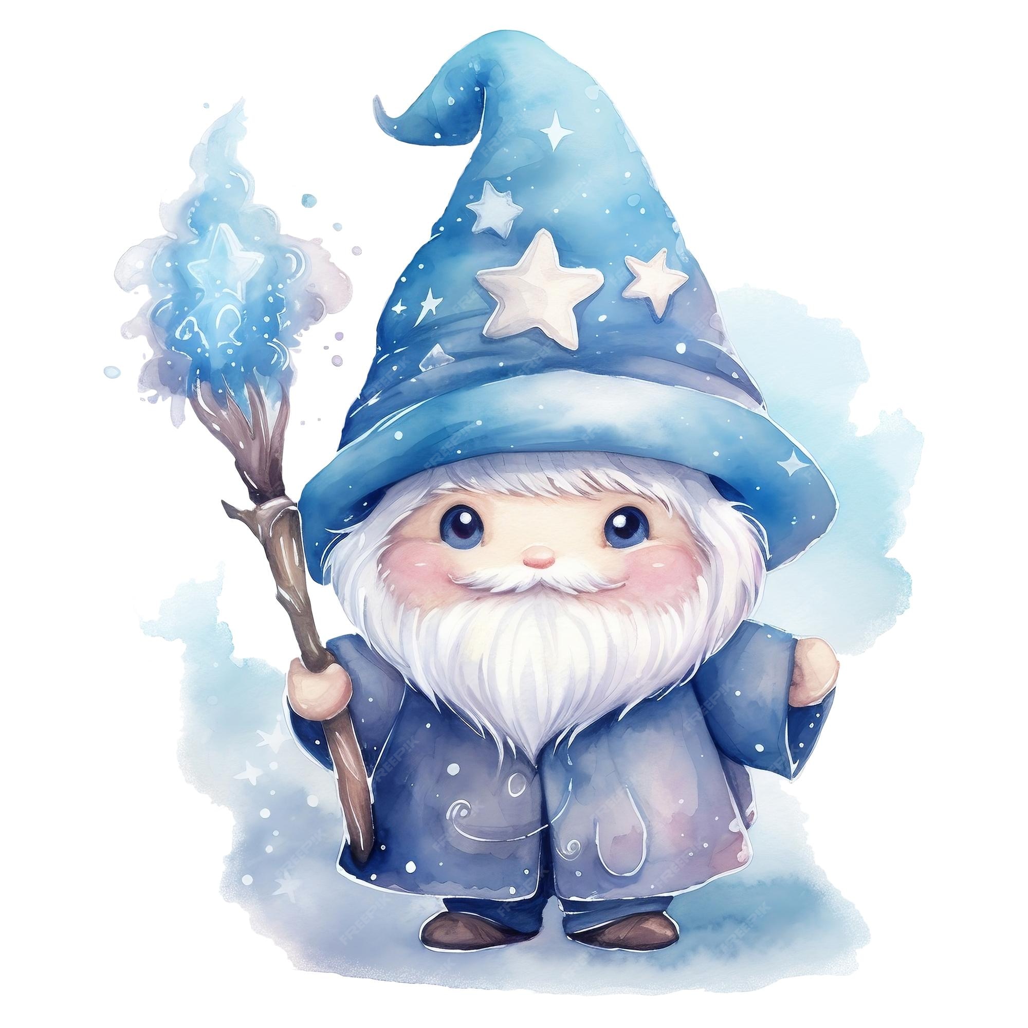 Premium AI Image | Cute Wizard Gnome Illustration Premium AI Image | Cute Wizard Gnome Illustration