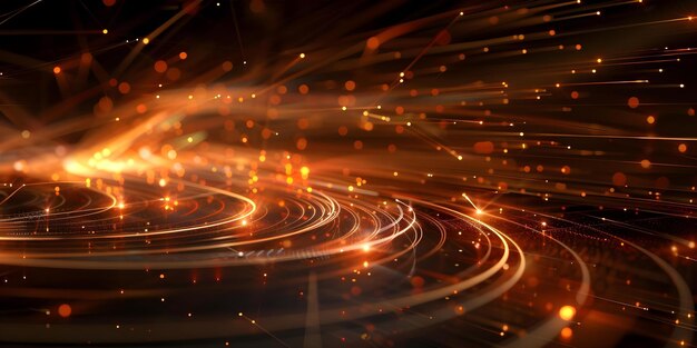 Cuttingedge AI system analyzing data from interconnected sensors for predictive insights Concept ...