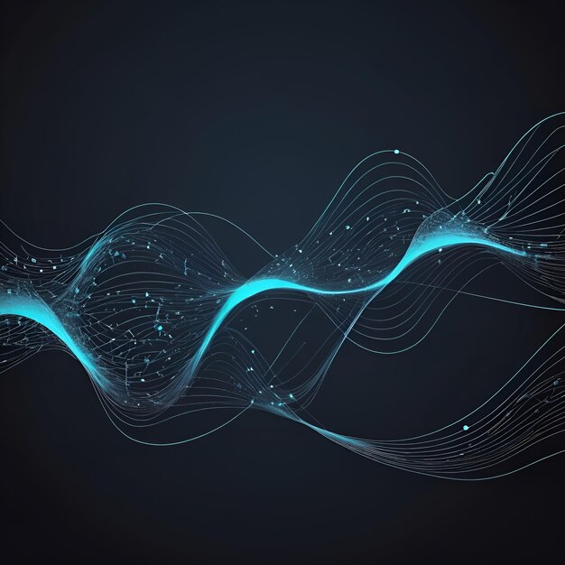 Premium Photo | Cyber Data Flow Blockchain AI Networks Digital WavesCyber Data Flow Blockchain ...