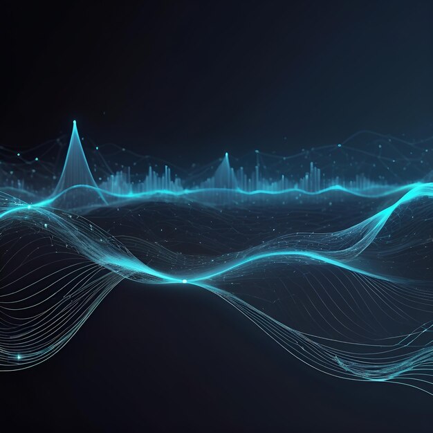 Cyber Data Flow Blockchain Ai Networks Digital Wavescyber Data Flow
