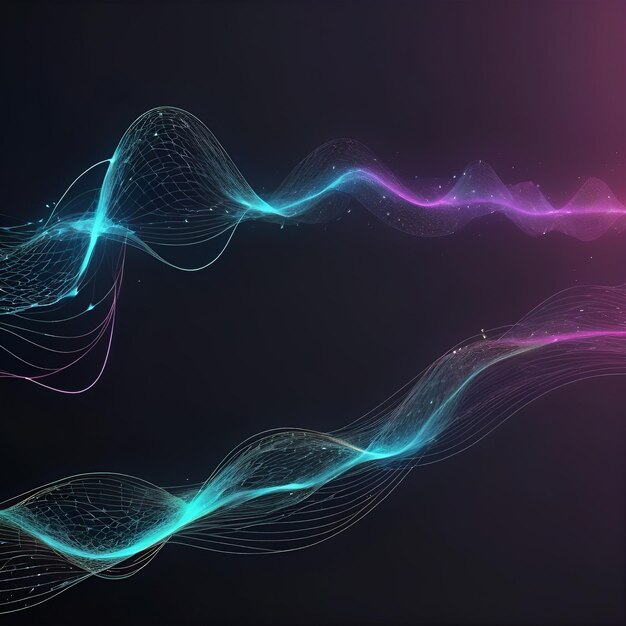 Premium Photo Cyber Data Flow Blockchain Ai Networks Digital Wavescyber Data Flow Blockchain