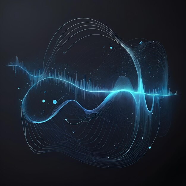 Cyber Data Flow Blockchain Ai Networks Digital Wavescyber Data Flow