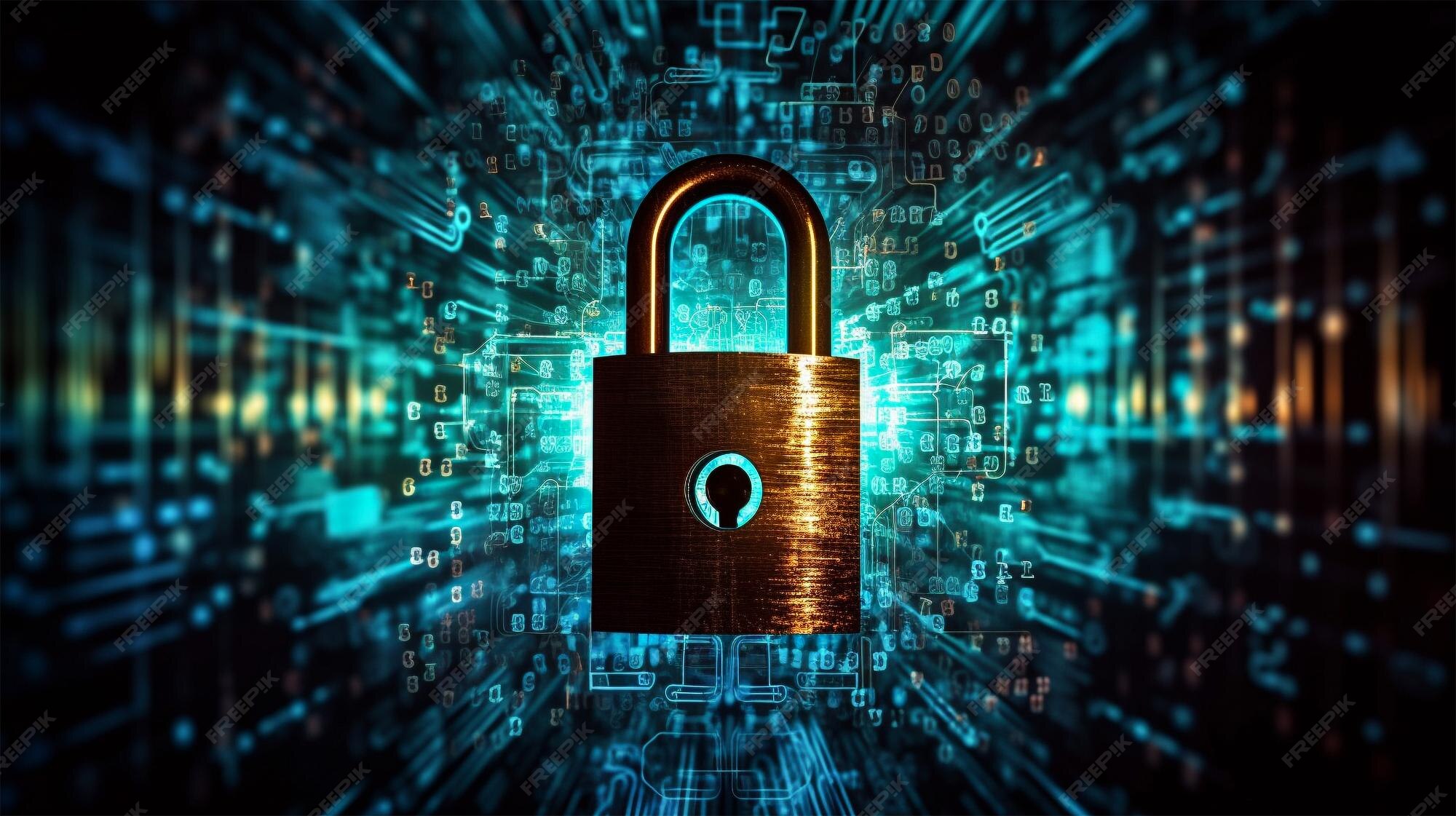 Premium Photo The Cyber Data Protection And Technology Technology