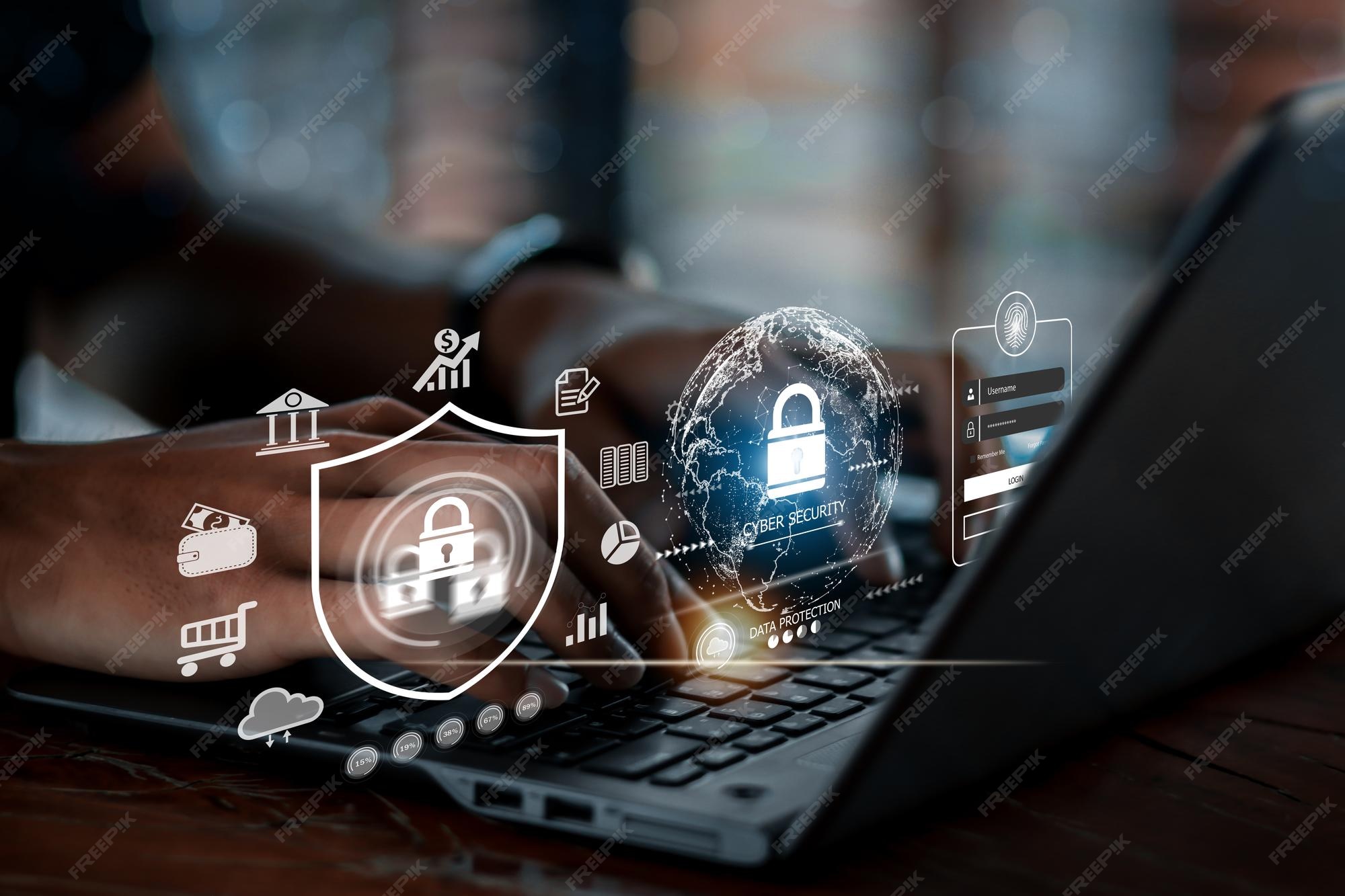 Premium Photo Cyber Security Concept Login User Identification Information Security And