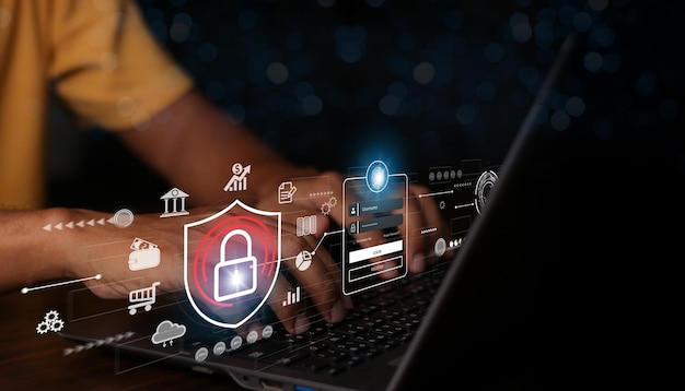 Premium Photo Cyber Security Concept Login User Identification Information Security And