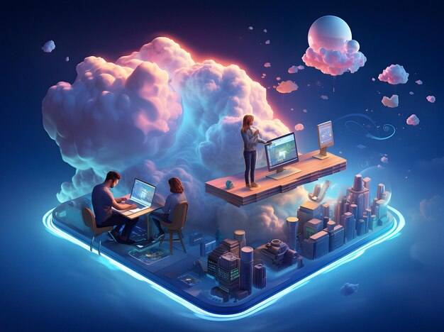 Premium Photo Cyber Security Data Network Protection Cloud Storage