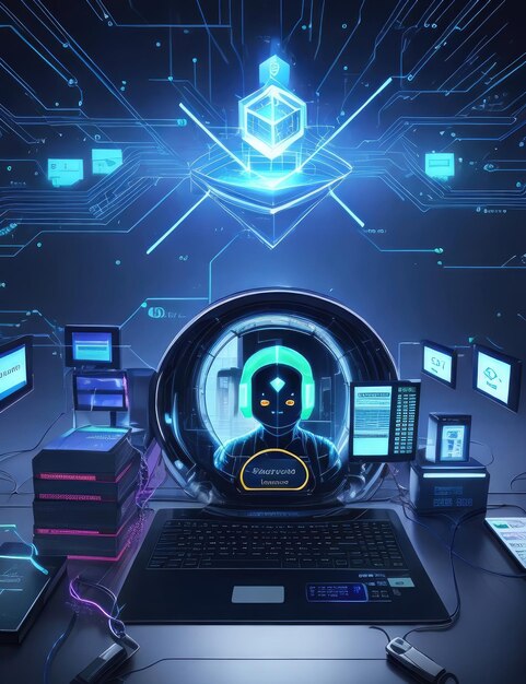 Premium Photo Cyber Security Network Data Protection Concept Businessman Using Digital Tablet