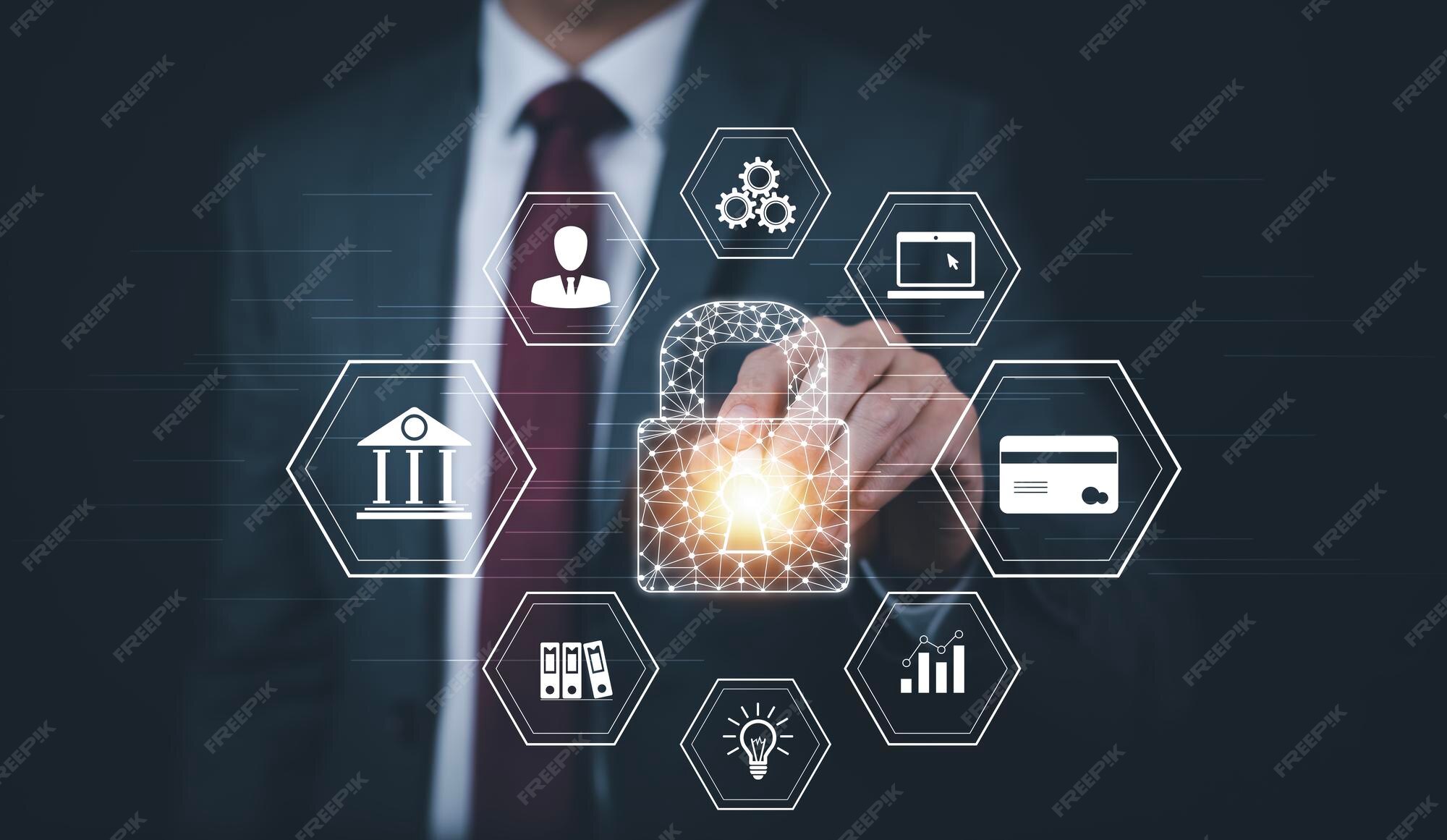 Premium Photo Cyber Security Systems Data Protection Computer Programmers Using Modern