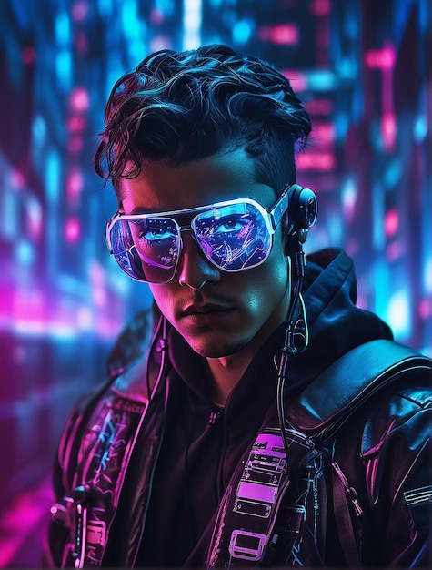 Premium AI Image | Cyberpunk A Skilled Hacker Amid Futuristic ... Premium AI Image | Cyberpunk A Skilled Hacker Amid Futuristic ...