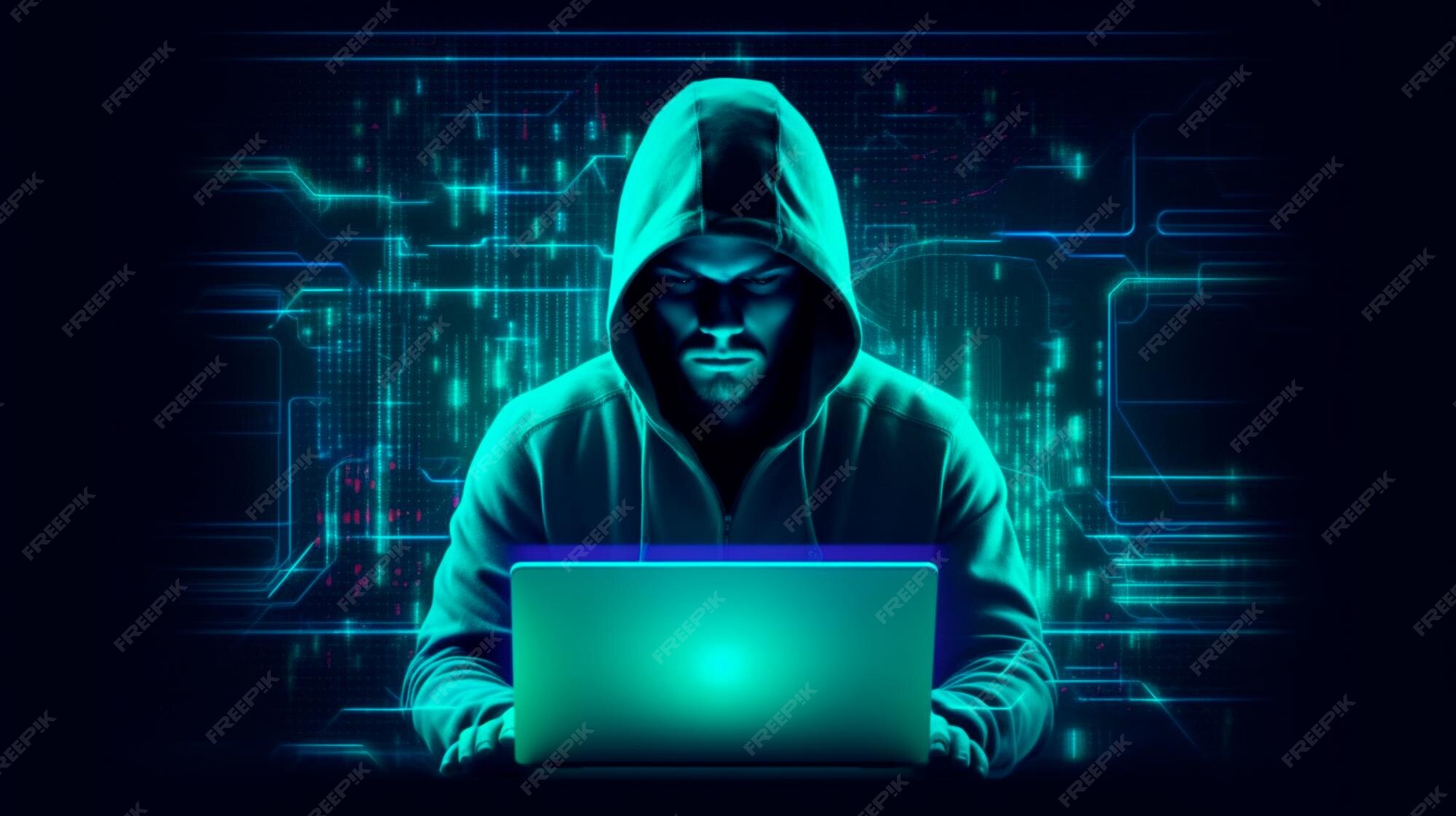 Premium AI Image | cybersecurity concept identity theft Database hacks ...