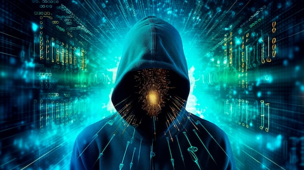 Premium Photo Cybersecurity Concept Identity Theft Database Hacks Internet Cyber Crime Hacker