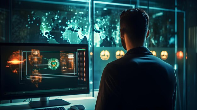 Premium Photo | A cybersecurity expert implementing multifactor ... Premium Photo | A cybersecurity expert implementing multifactor ...