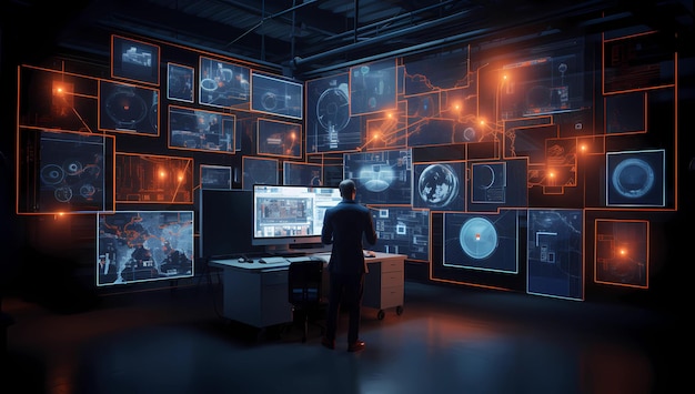 Premium AI Image | cybersecurity focuses on threat detection and prevention Premium AI Image | cybersecurity focuses on threat detection and prevention