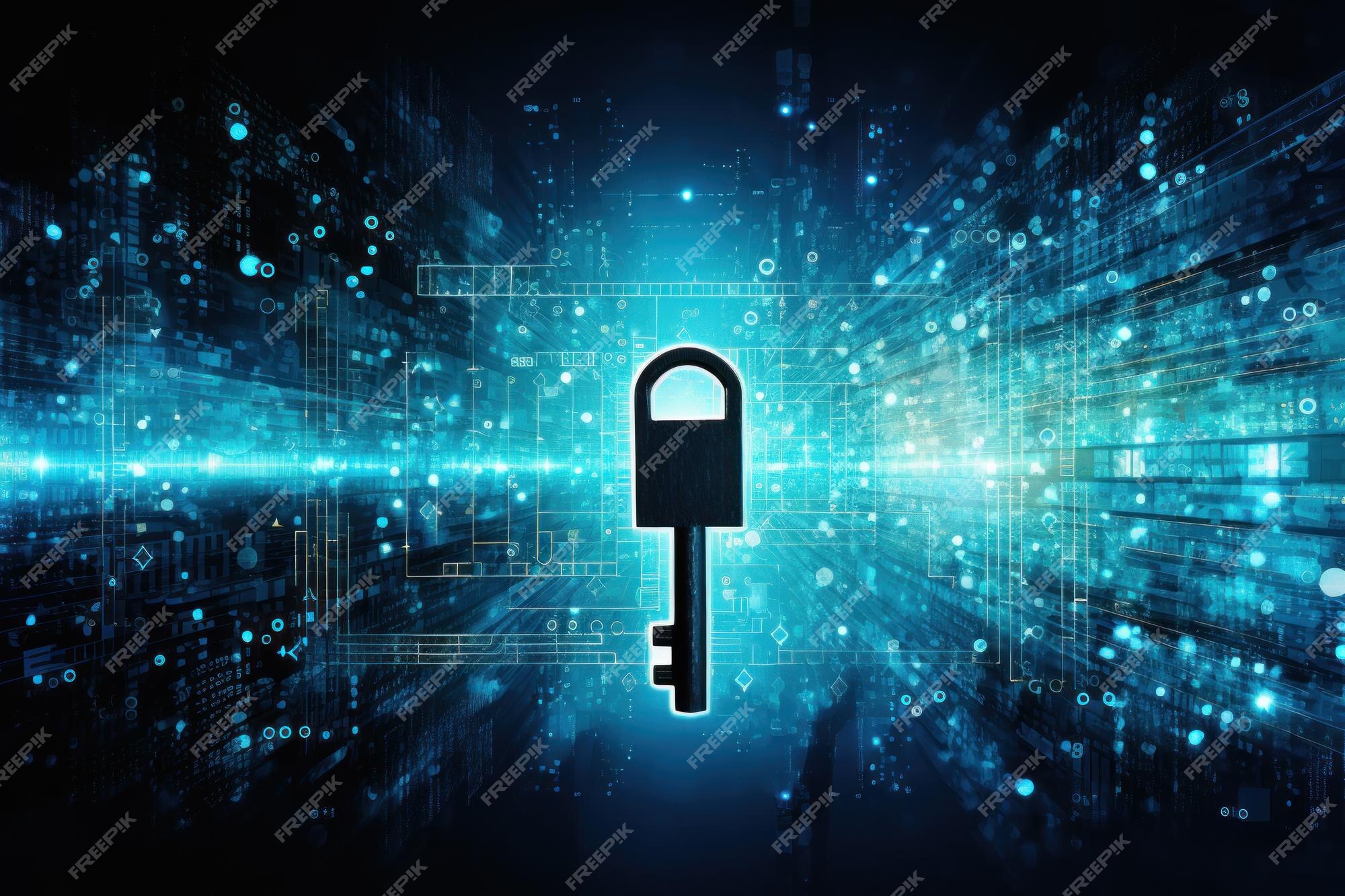 Premium Ai Image Cybersecurity And Privacy Concept Of Data Protection