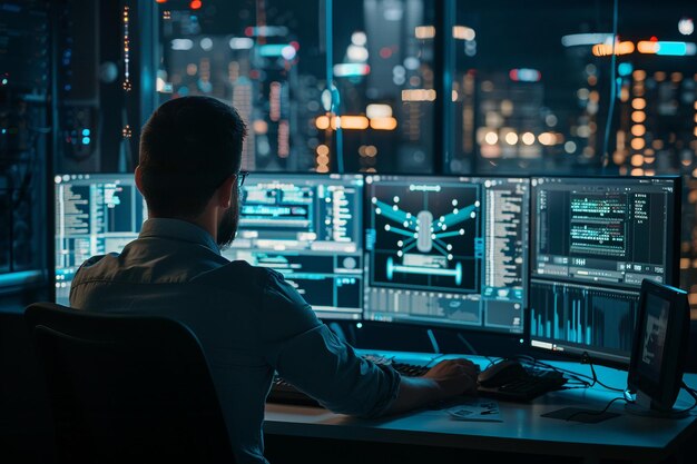 Premium Photo | Cybersecurity risk assessments identify potential ... Premium Photo | Cybersecurity risk assessments identify potential ...
