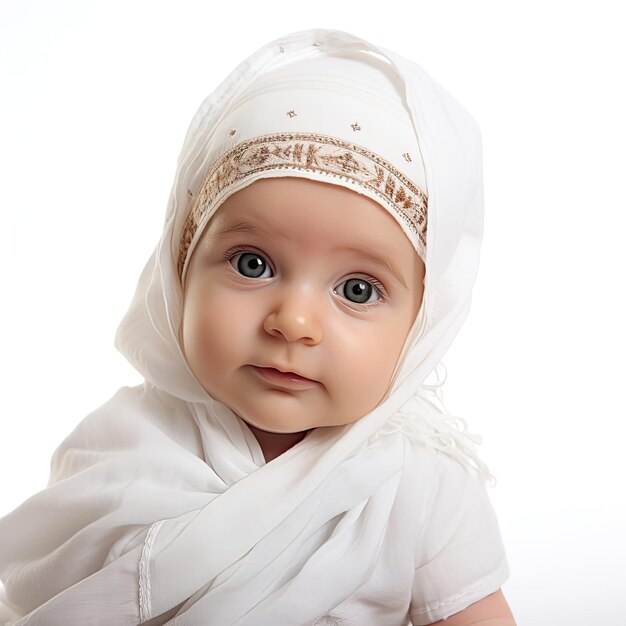 Premium AI Image | Cypriot Newborn in Traditional Attire Premium AI Image | Cypriot Newborn in Traditional Attire