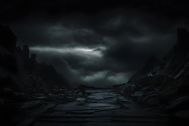 Premium AI Image | Dark and Moody Background Image Premium AI Image | Dark and Moody Background Image