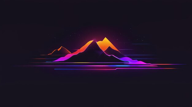 Premium Photo | Dark Mountains Silhouetted Against Bright Light Premium Photo | Dark Mountains Silhouetted Against Bright Light