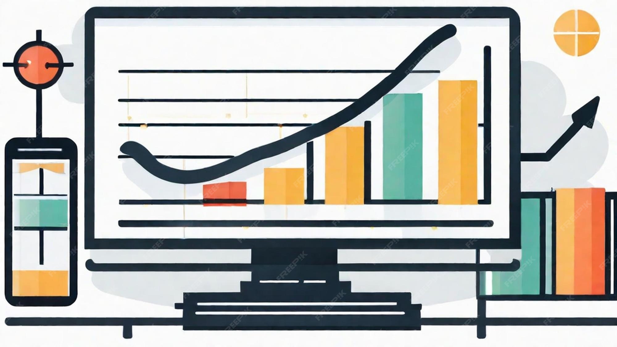 Premium AI Image | Data Analysis Charting Premium AI Image | Data Analysis Charting