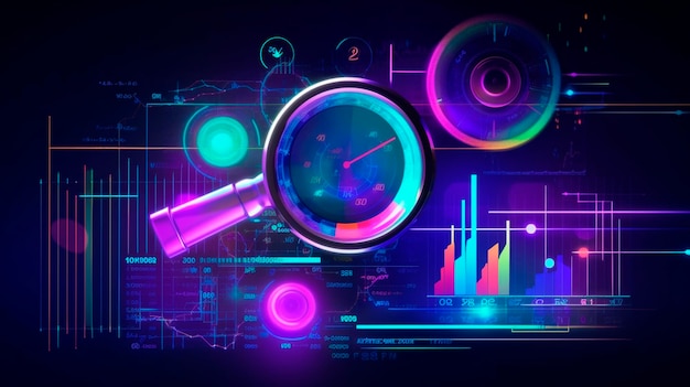 Premium AI Image | Data analysis search engine optimization or SEO ... Premium AI Image | Data analysis search engine optimization or SEO ...