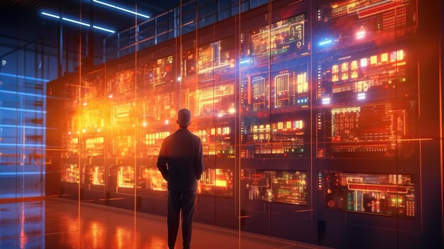 Premium AI Image | data center operations data center services data ... Premium AI Image | data center operations data center services data ...