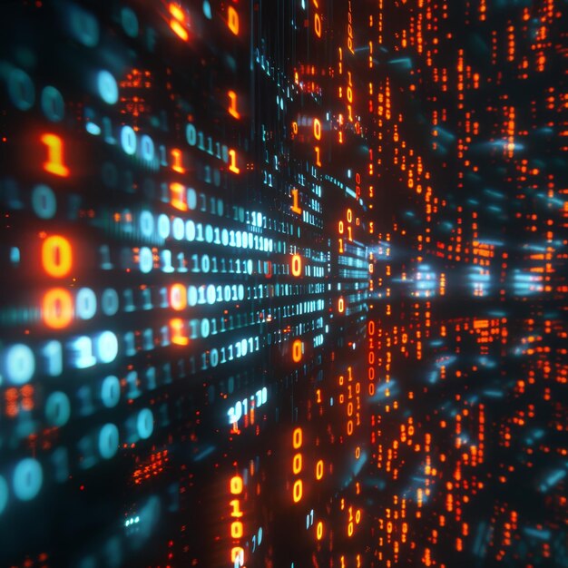 Data code binary background digital binary data on computer screen ... Data code binary background digital binary data on computer screen ...