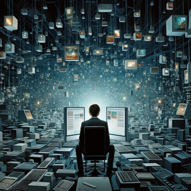 Premium AI Image | Data corruption mesmerizingly rearranging visual ... Premium AI Image | Data corruption mesmerizingly rearranging visual ...