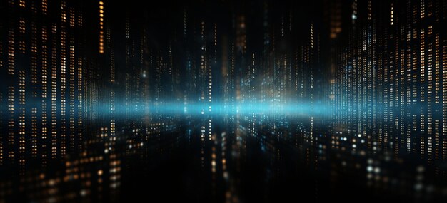 Premium Ai Image Data Encryption Abstraction Data Particles Forming Abstract Encryption Patterns