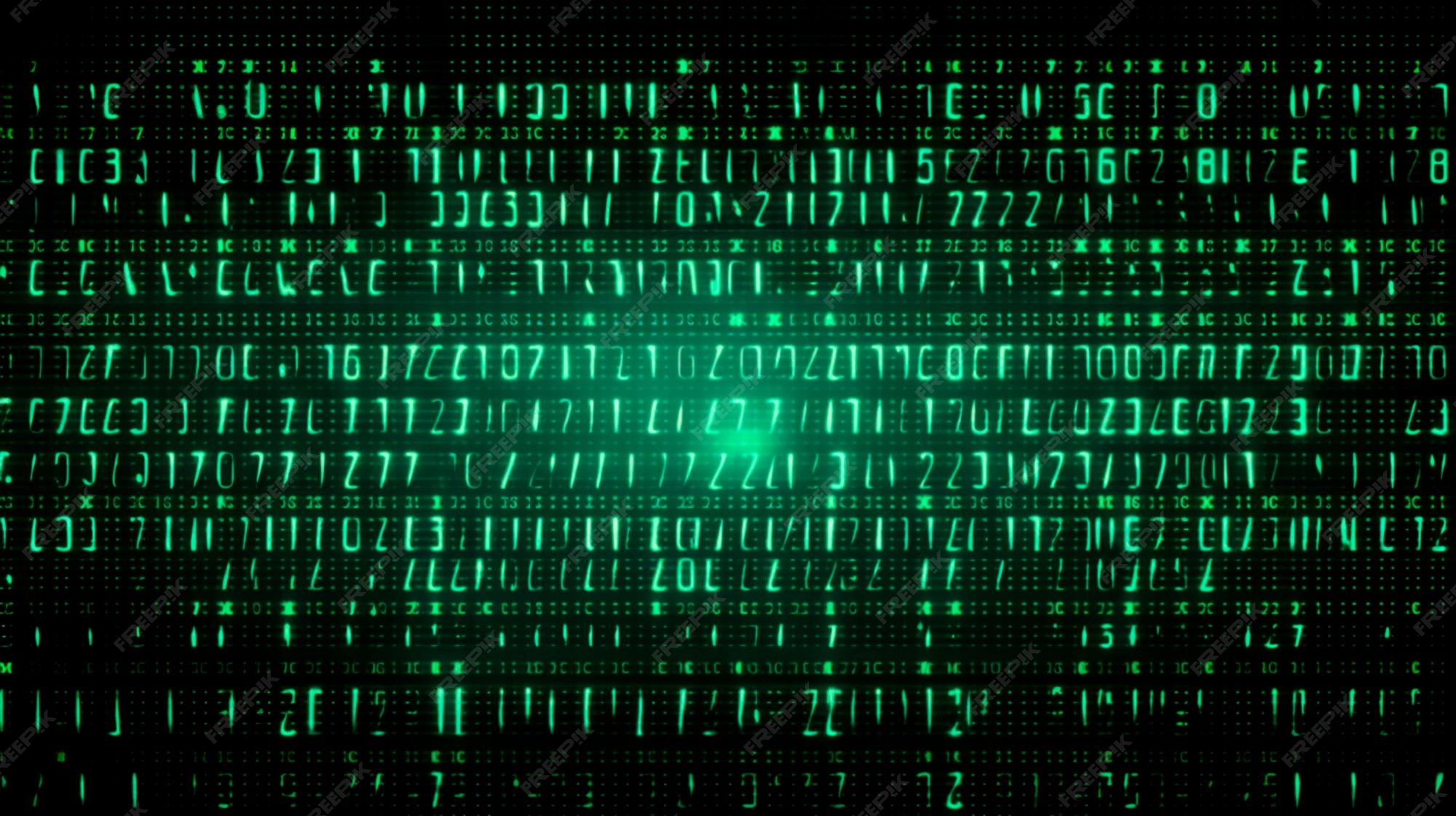 Premium Photo | Data from a digital stream or binary code on a matrix background with vector ...
