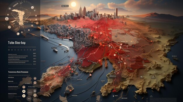 Premium Photo | Data Mapping Tools Visualizing Information Premium Photo | Data Mapping Tools Visualizing Information