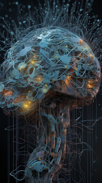 Premium AI Image | The Data Mind A Creative Dive into AI Premium AI Image | The Data Mind A Creative Dive into AI