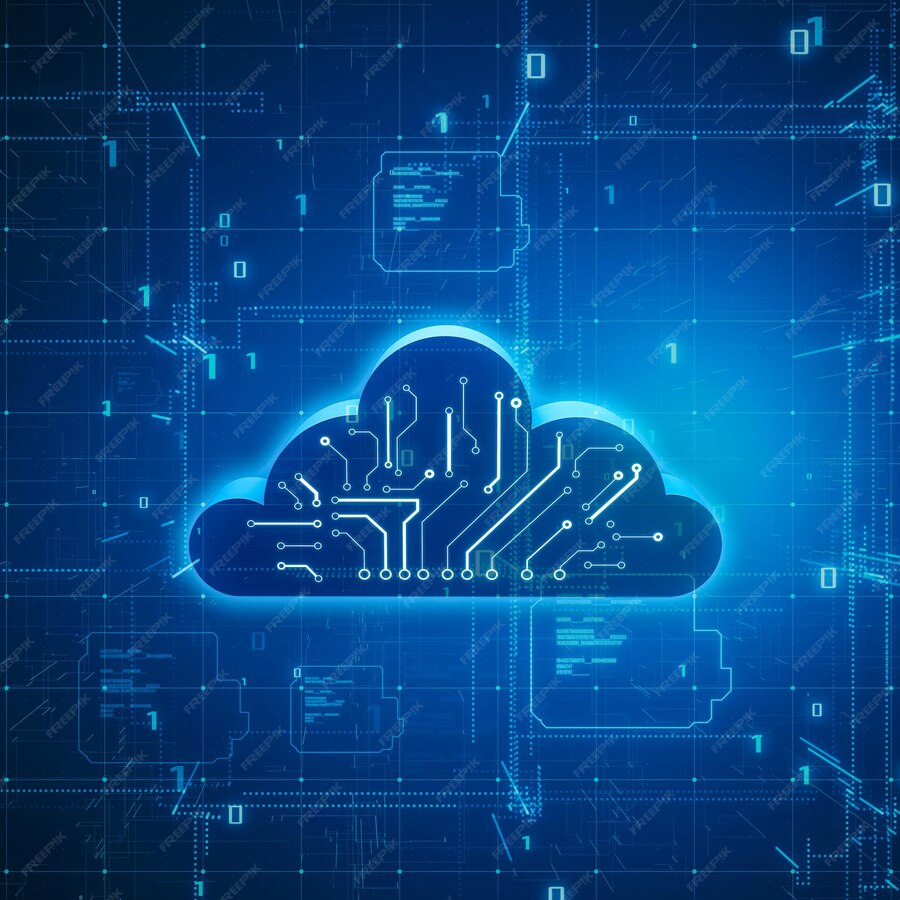 Premium Photo | Data processing technology data storage and computing ...