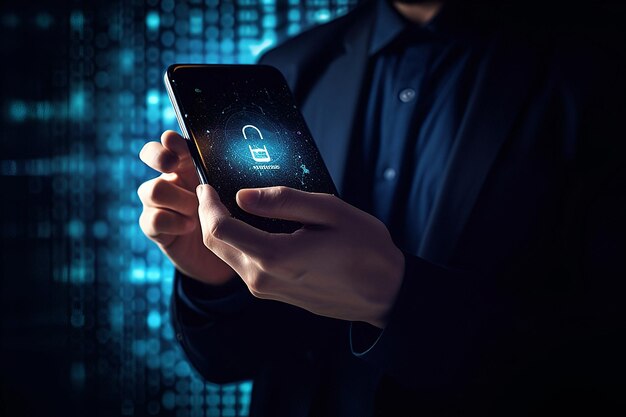 Premium Photo Data Protection Cyber Security Privacy Technology