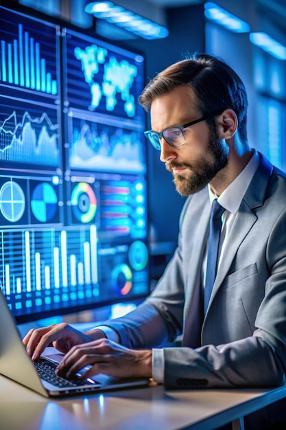 Premium Photo | Data science and big data technology scientist ...