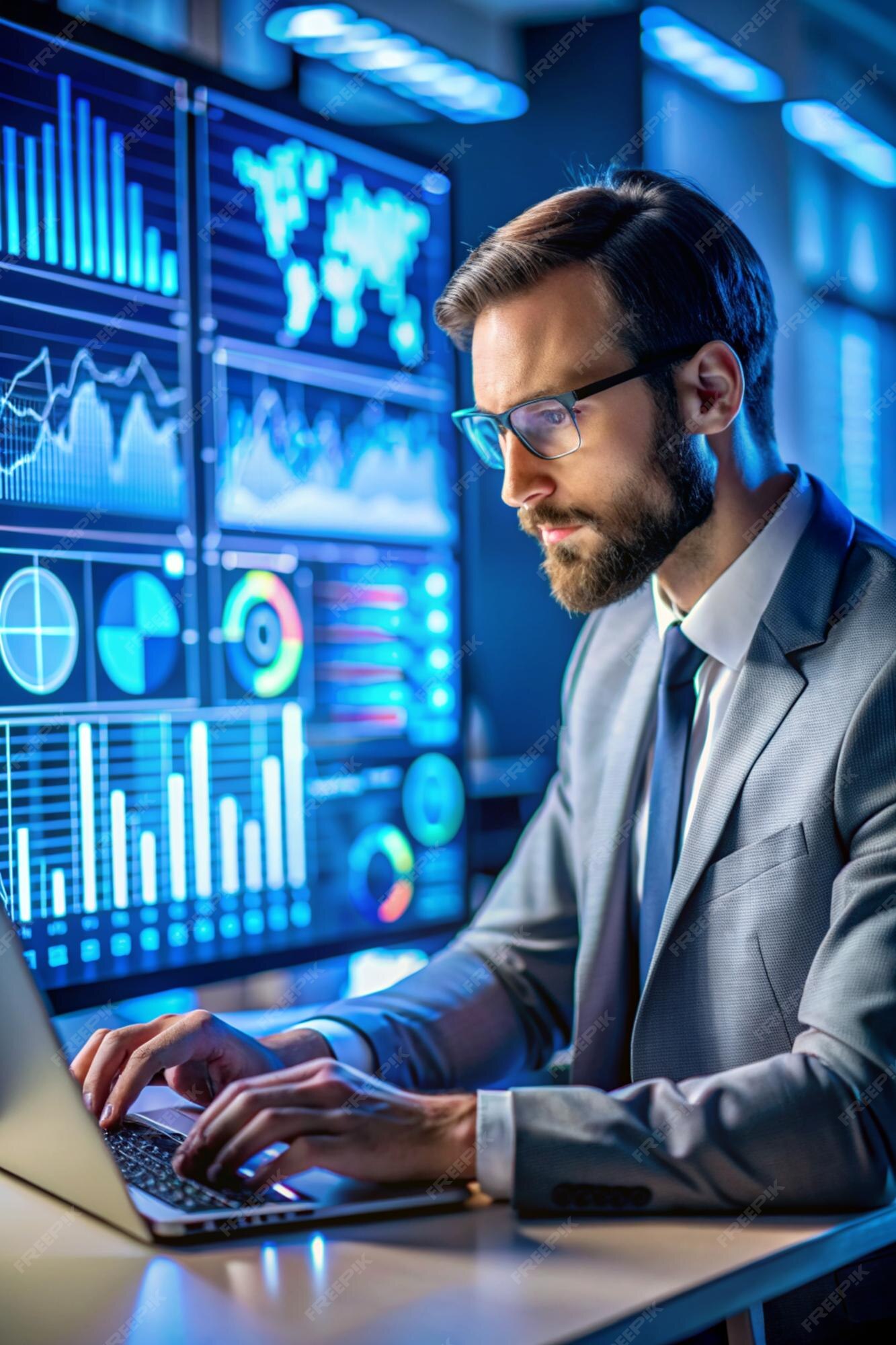 Premium Photo | Data science and big data technology scientist ...