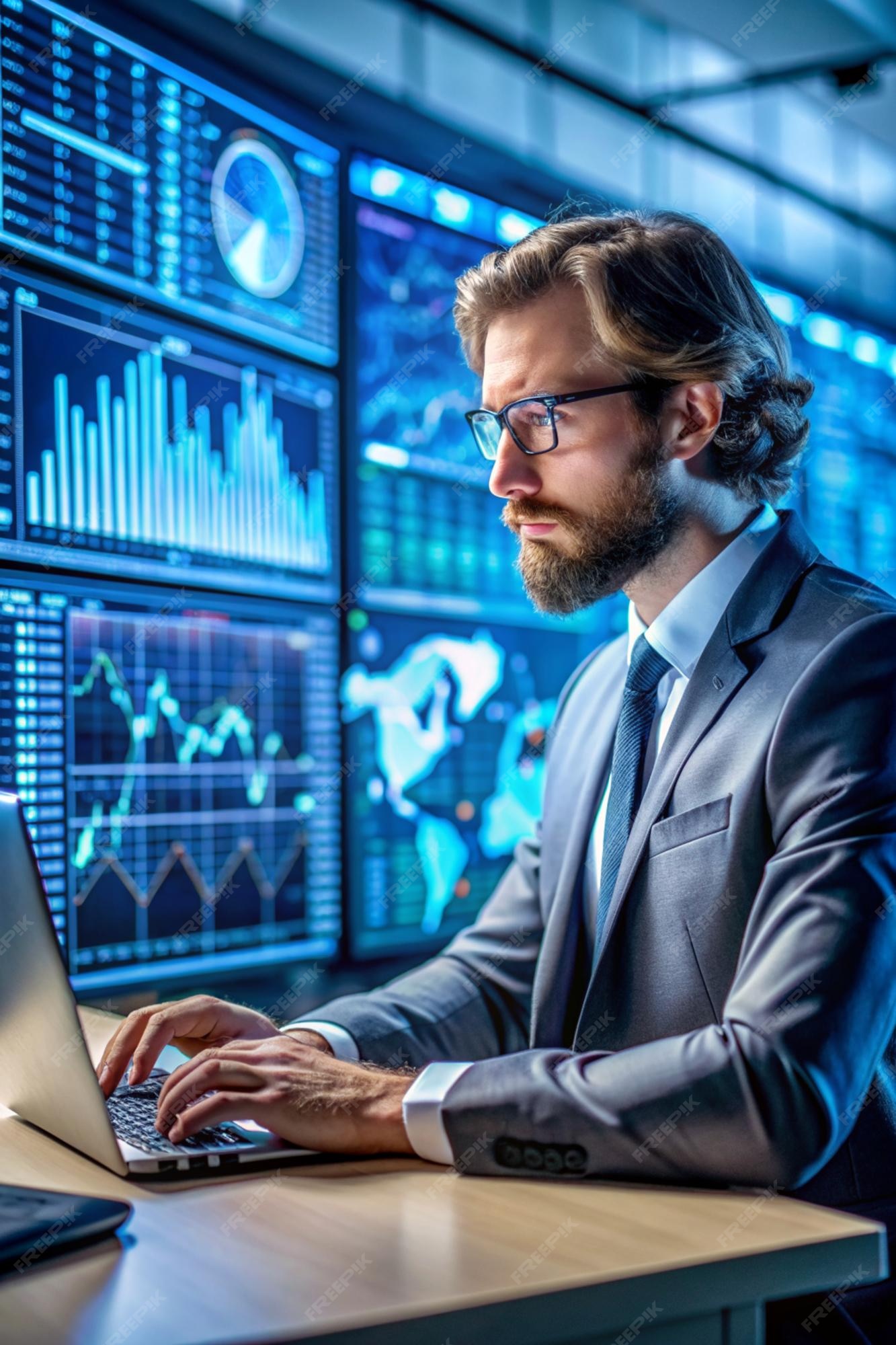 Premium Photo | Data science and big data technology scientist ...